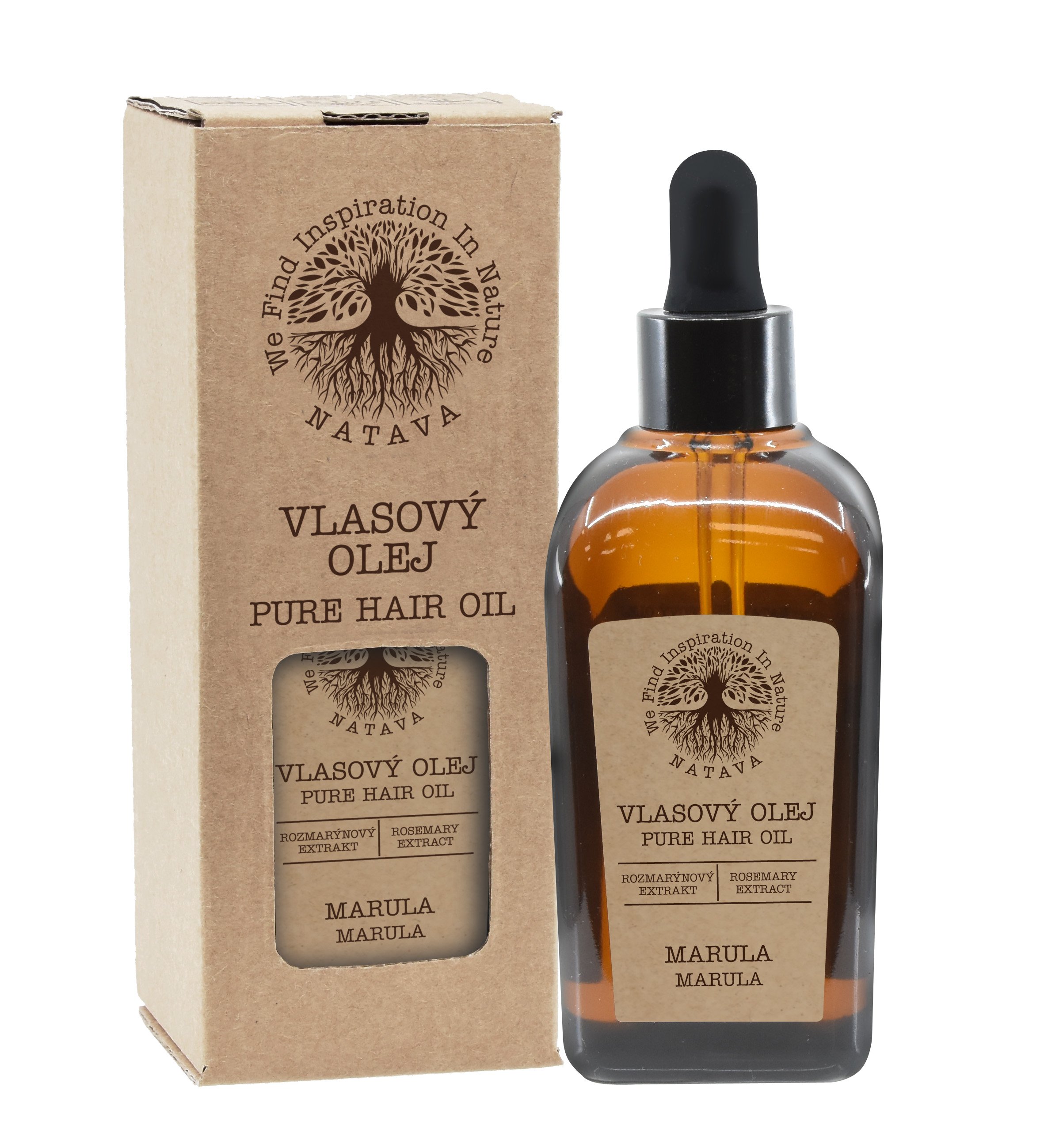 NATAVA Pure hair oil - Marula 100ml | UNION COSMETIC s.r.o. | UNION ...